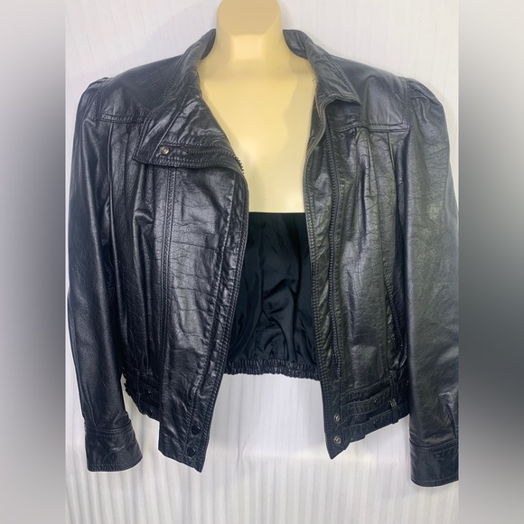 Winlit | Jackets & Coats | Winlit 98s Womens Leather Jacket Biker ...